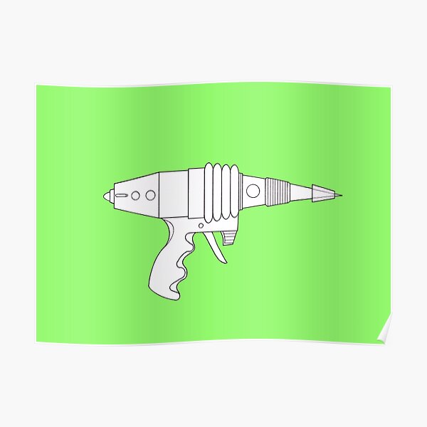 "Ray Gun Toy 01" Poster for Sale by TheDrawingDroid | Redbubble