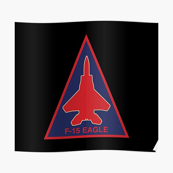 "F-15 Eagle Patch" Poster by TGStudios | Redbubble