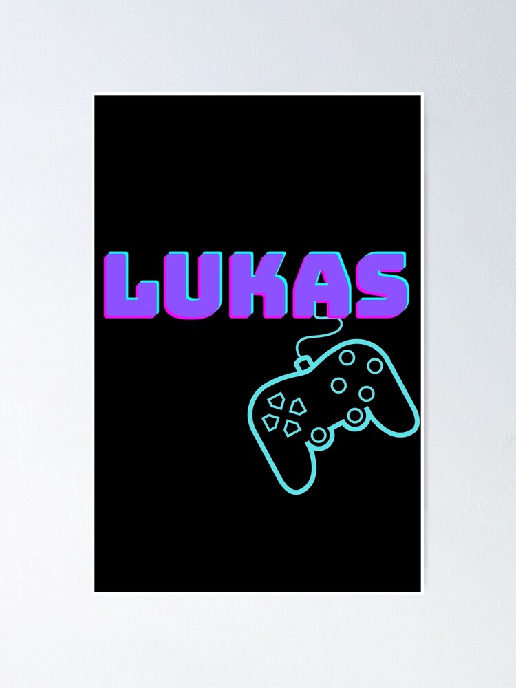 Póster «First Name Lukas - Baby Names Boy Lukas - Lindo controlador de ...