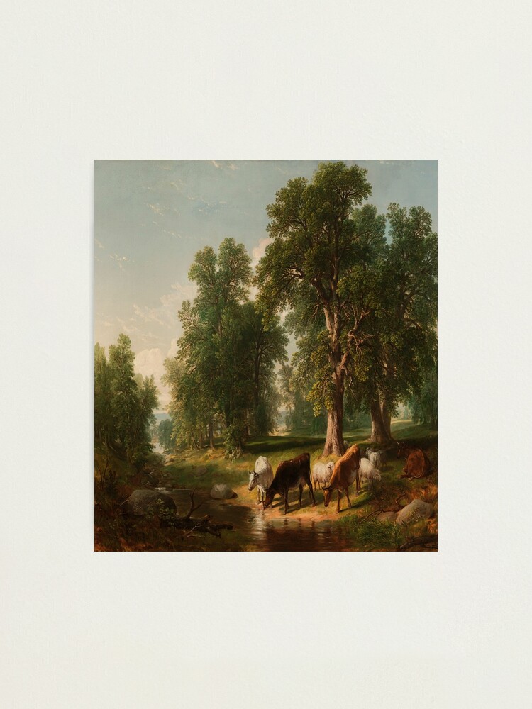 " Summer Afternoon-Asher Brown Durand" Photographic Print by LexBauer ...