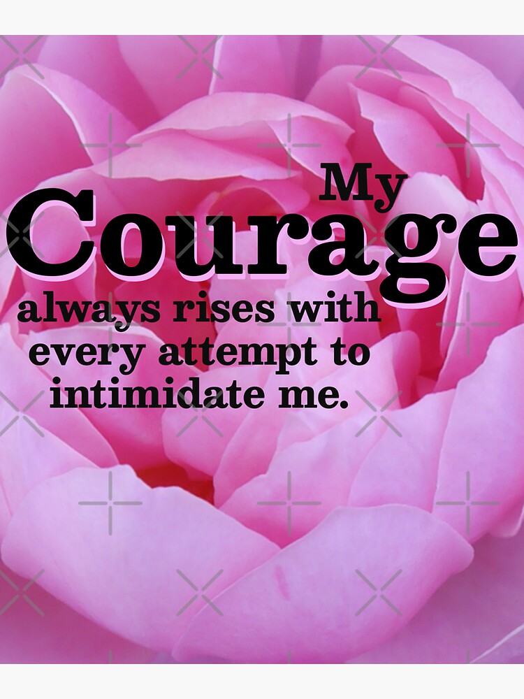 "My Courage Always Rises Pride and Prejudice Quote - Jane Austen ...