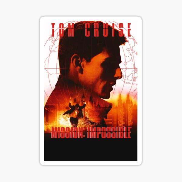 "Mission Impossible" Sticker by Toni-Macaroni | Redbubble