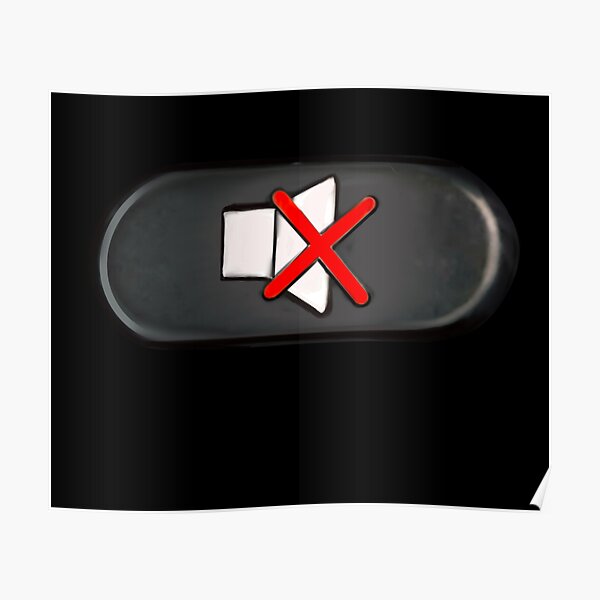 Poster « Symbole muet, icône muet », par Artonmytee | Redbubble