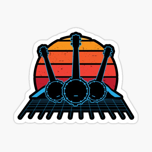 For Banjo Player Stickers | Redbubble