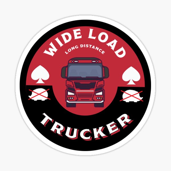 "Truck Driver Gifts - Wide Load - Funny Truckers Gifts - Lorry Driver ...
