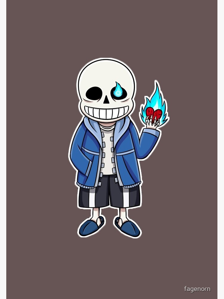 "Undertale - Sans" Spiral Notebook by fagenorn | Redbubble