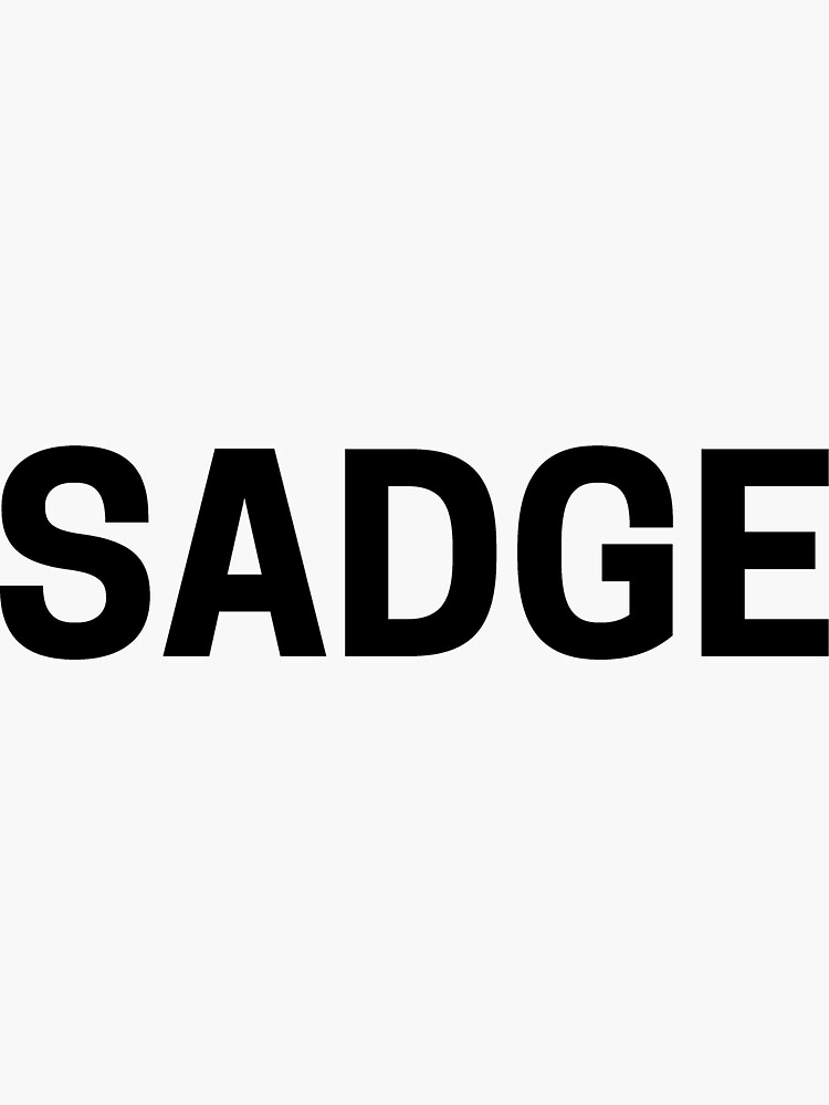 "Sadge" Sticker for Sale by Hojicha-tea | Redbubble