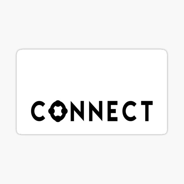 "Only Connect" Sticker for Sale by TejjMarket | Redbubble
