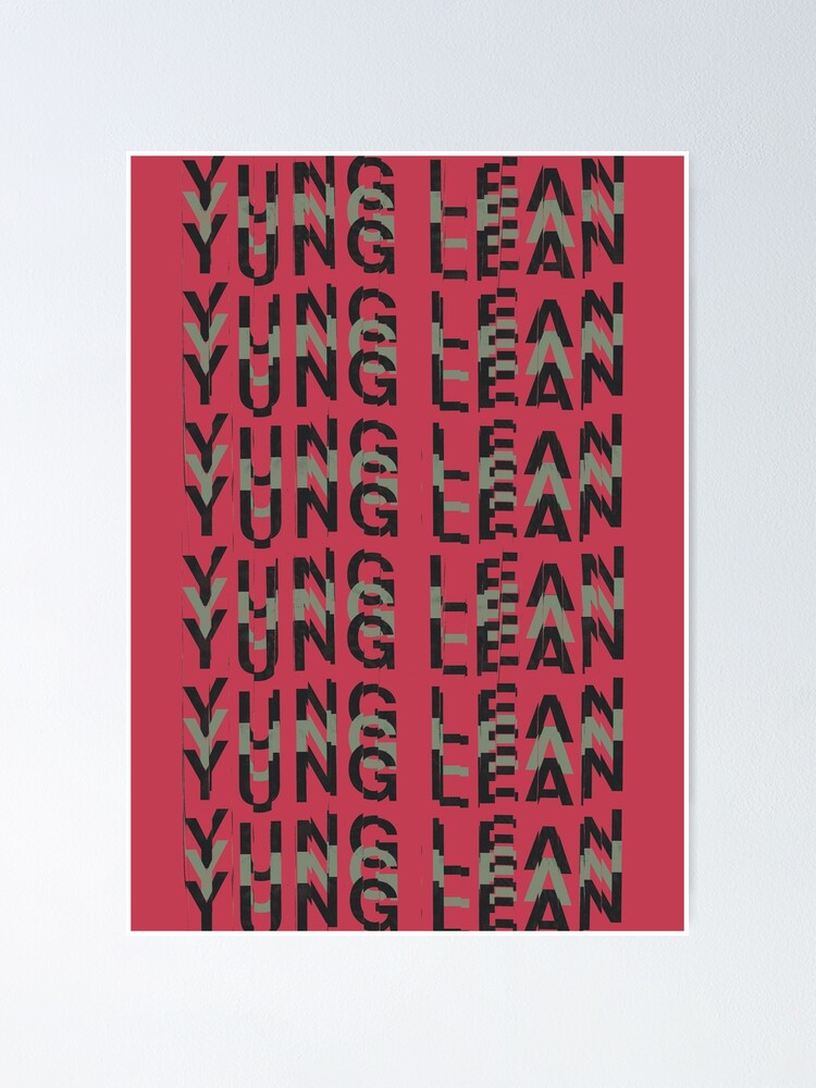 "Yung Lean Graphic Poster" Poster for Sale by comfortcreature | Redbubble