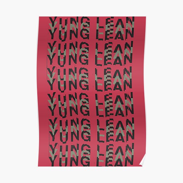 "Yung Lean Graphic Poster" Poster for Sale by comfortcreature | Redbubble
