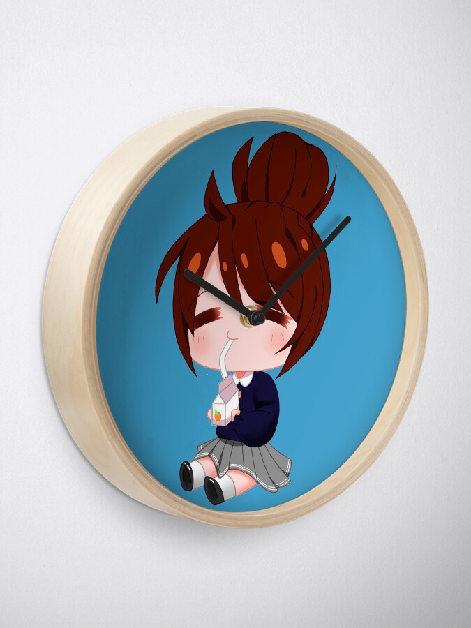 "Kawaii Chibi" Clock for Sale by Anime-by-Eloise | Redbubble