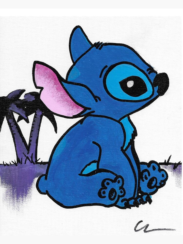 "Stitch and Palms" Art Print for Sale by Vault001 | Redbubble