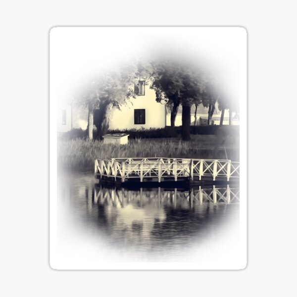 "~Riverbank~ by Gallery Vineyard" Sticker by GalleryVineyard | Redbubble