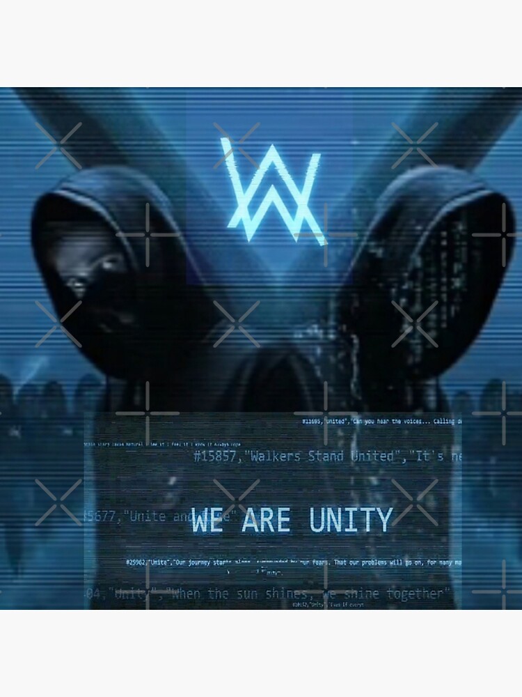 "Alan Walker unity" Poster for Sale by FradeNola96 | Redbubble