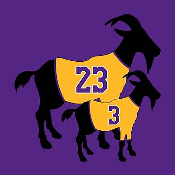 "Lakers GOATS" Sticker for Sale by slawisa | Redbubble