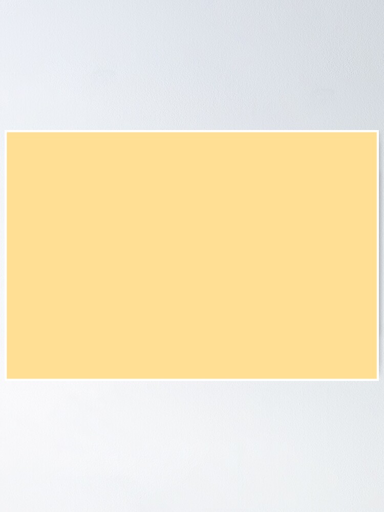 Poster « De fabuleuses paires de couleurs unies jaune pastel à Sherwin ...