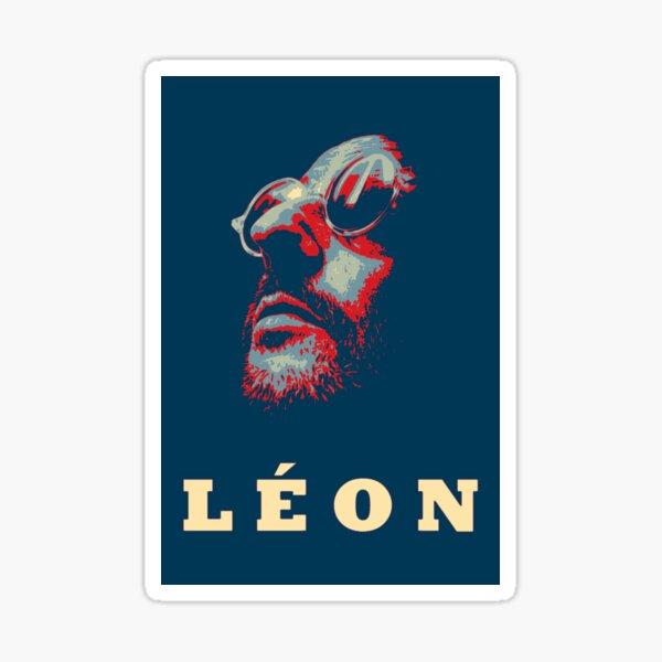 "Leon" Sticker by ArtLovesStories | Redbubble
