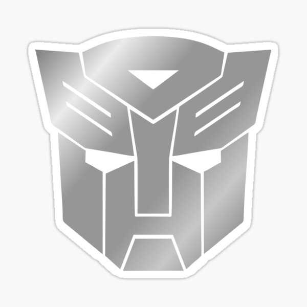 "Autobot Silver Logo" Sticker for Sale by aliberalino | Redbubble