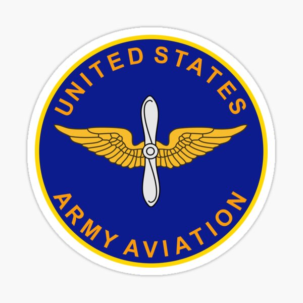 "Insignia of the United States Army Aviation Branch " Sticker for Sale ...