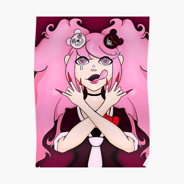 "Junko Posing On These Posers" Poster by baggedmilkart | Redbubble