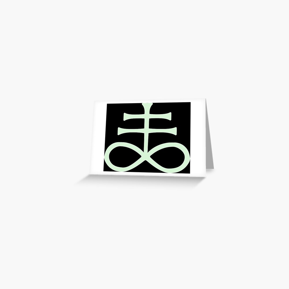  Phasmophobia Ghost Writing Symbol Greeting Card By InlandWaterways