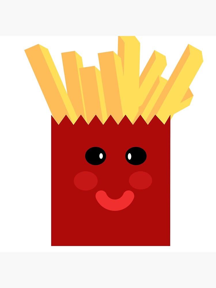 "Smiley french fries" Poster by Misty-Mirage | Redbubble