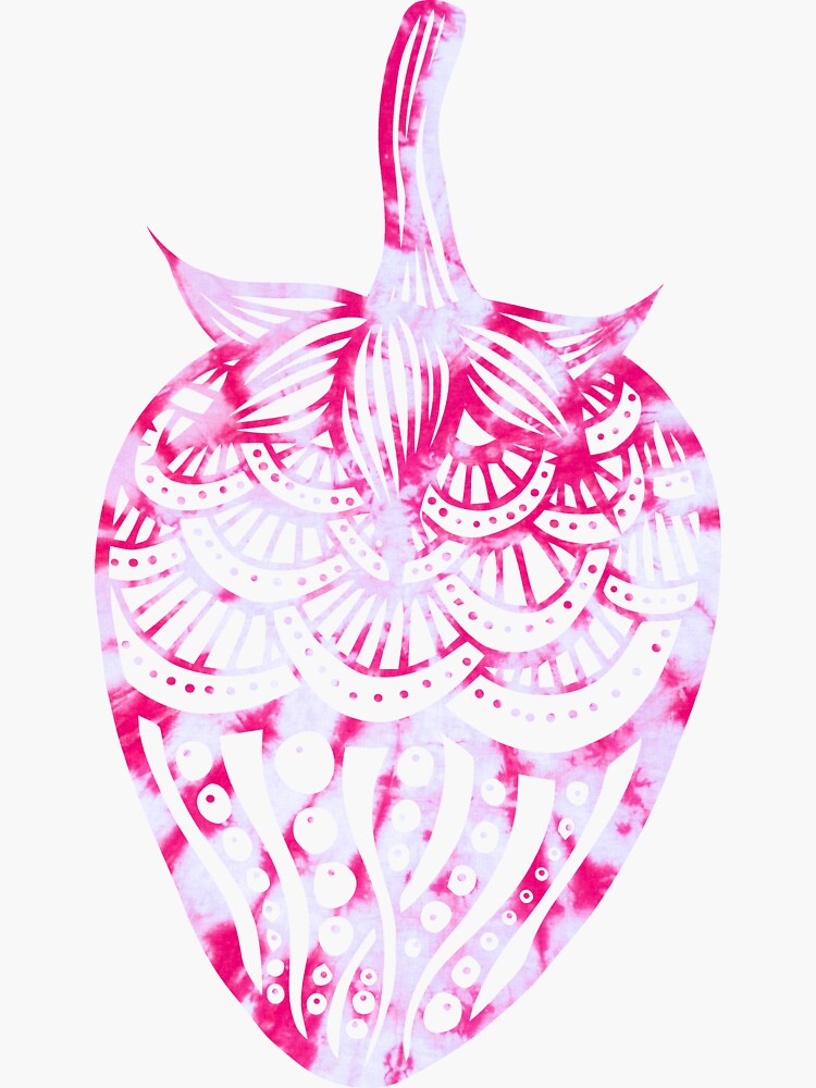 "Cute Pink Strawberry " Sticker by TheveryGudMemes | Redbubble