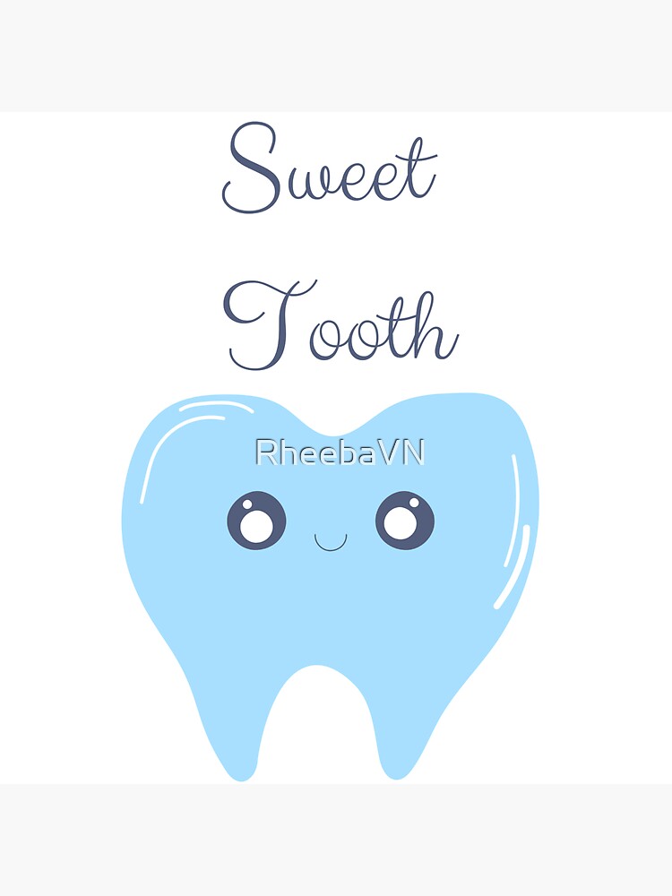"Sweet Tooth" Sticker for Sale by RheebaVN | Redbubble