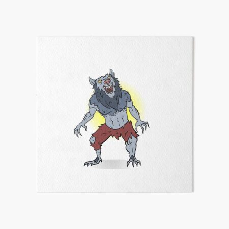 "Howling Werewolf Transformation" Art Board Print for Sale by pure ...