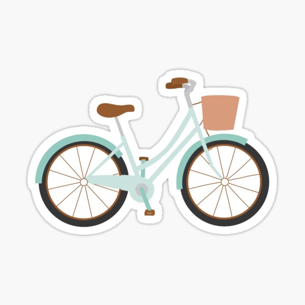 "Bicycle" Sticker for Sale by kxtelyng | Redbubble