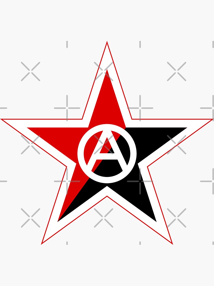 "Anarchist Star" Sticker for Sale by mak-t | Redbubble