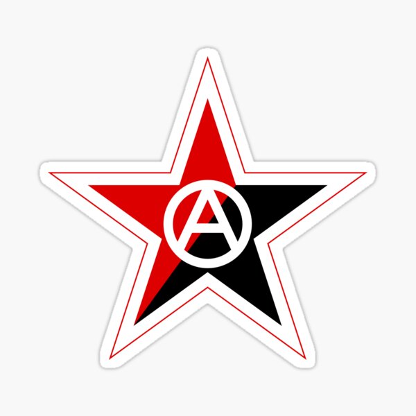 "Anarchist Star" Sticker for Sale by mak-t | Redbubble