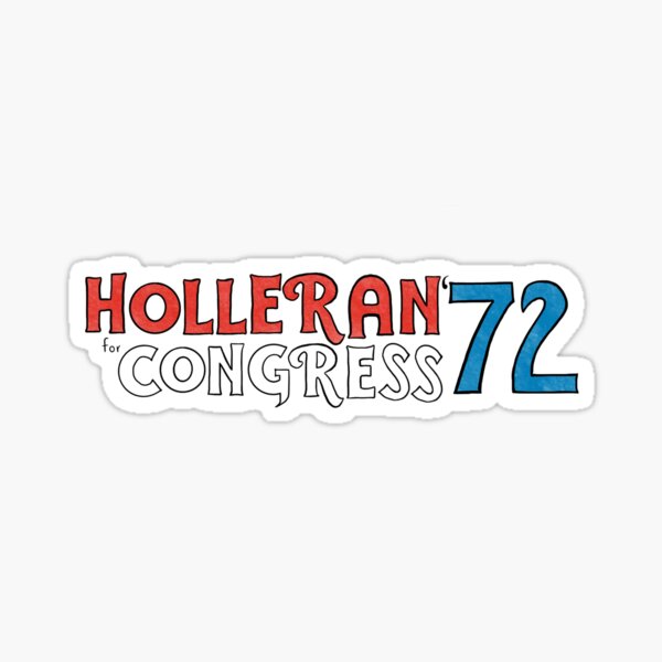 "Holleran for Congress" Sticker for Sale by aloharory | Redbubble