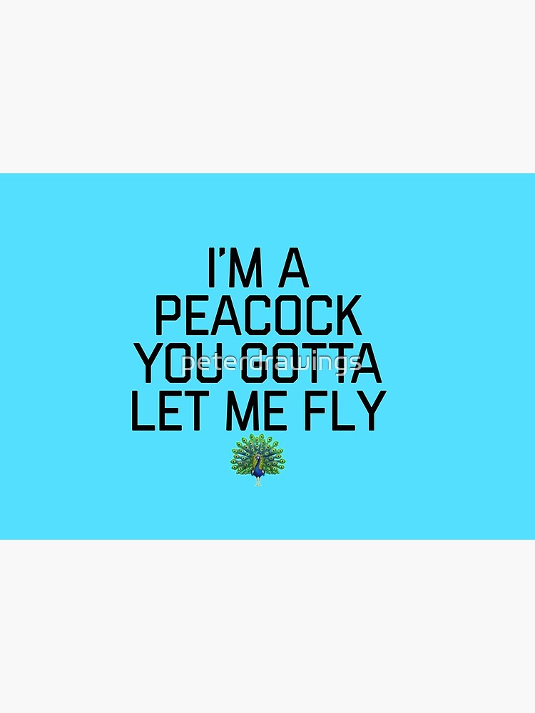 "I’m a peacock you gotta let me fly - other guys" Mask by peterdrawings ...