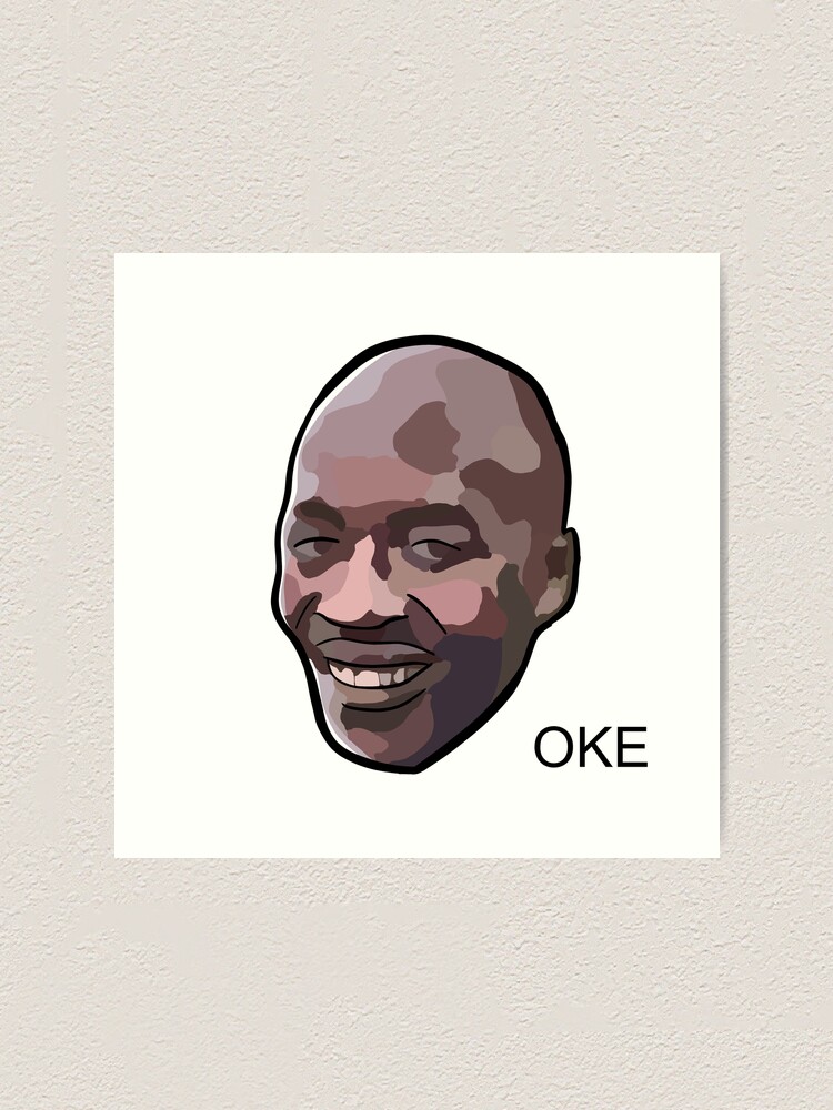 "OKE cartoon meme" Art Print by Ondis | Redbubble