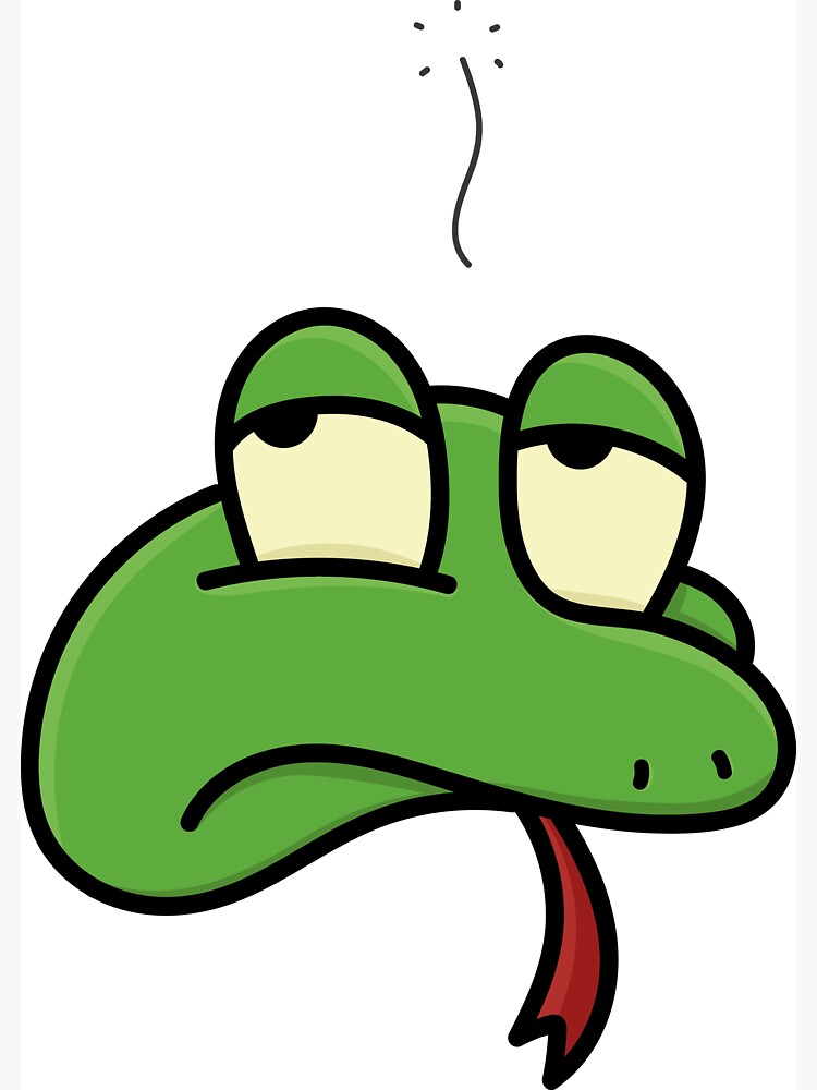 "DepriLurch (Sad Lizard)" Magnet for Sale by aqQnm0 | Redbubble