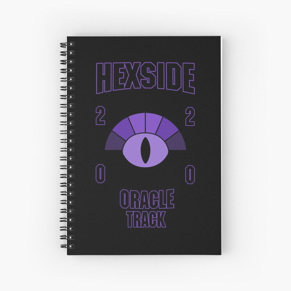 "Hexside - Oracle Track" Spiral Notebook for Sale by debsruizart ...