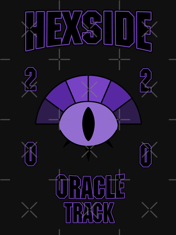 "Hexside - Oracle Track" T-shirt for Sale by debsruizart | Redbubble ...