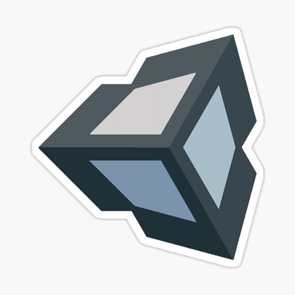 "Unity logo" Sticker for Sale by JaroNT | Redbubble