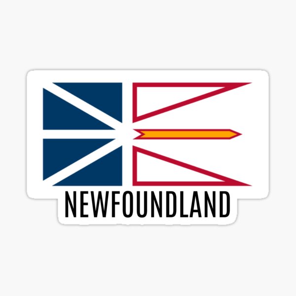 "Newfoundland -Flag of Newfoundland" Sticker for Sale by virginia50 ...