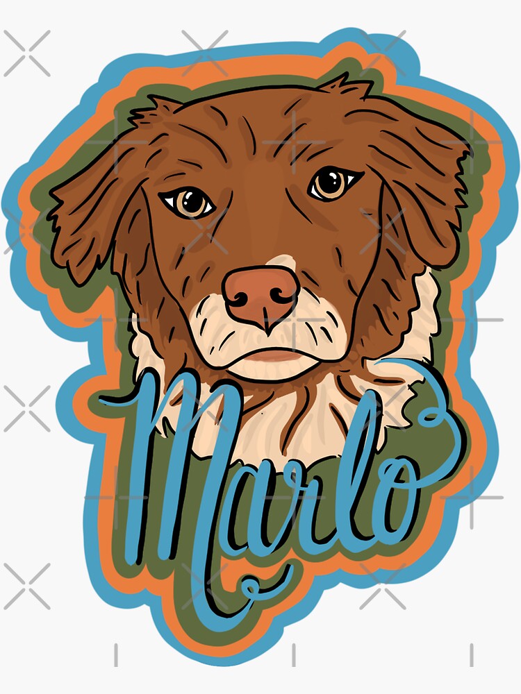 "Marlo" Sticker for Sale by ArianaKirk | Redbubble