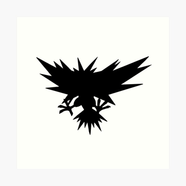 Pokemon Silhouette Art Prints | Redbubble