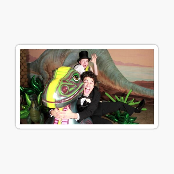 "Klaine Dinosaur Prom Photo Glee" Sticker for Sale by whenklainemet ...