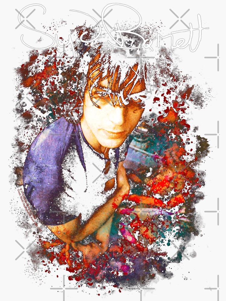 "Syd Barrett Madcap Syd" Sticker for Sale by sinnerbright | Redbubble