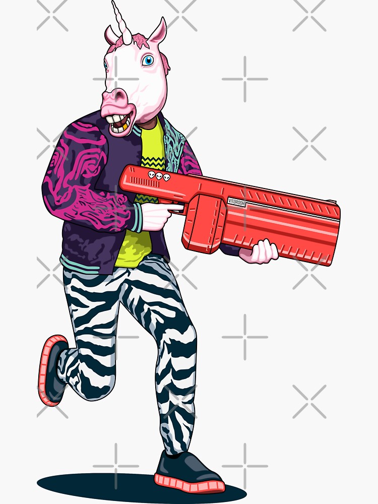 "Unicorn (GTA V)" Sticker for Sale by Vitorooh | Redbubble