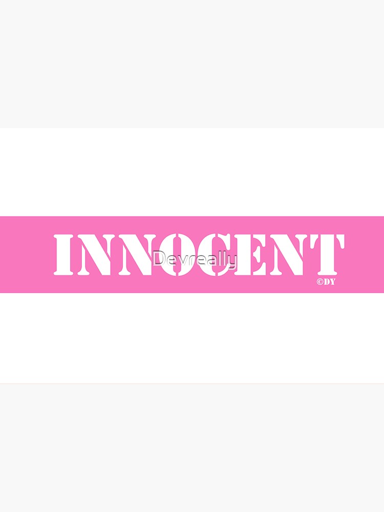 " Innocent simple design pink" Sticker for Sale by Devreally | Redbubble