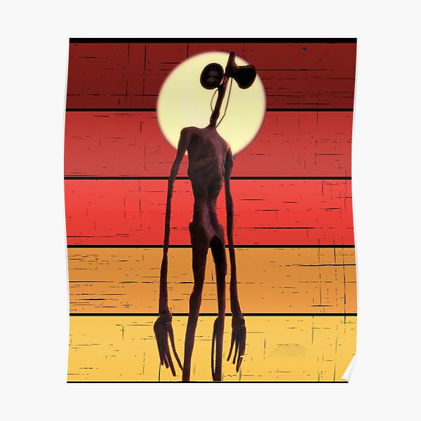 "siren head " Poster by selez | Redbubble