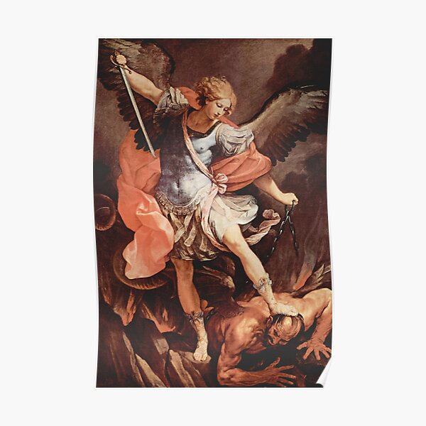 "St Michael the Archangel (San Miguel Arcangel ) Guido Reni" Poster for ...