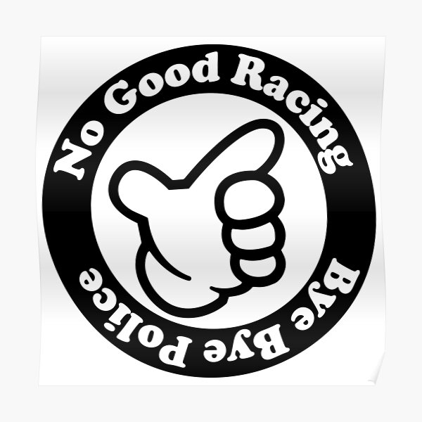 "NO GOOD RACING - WHITEY : JDM STICKER" Poster for Sale by JDMShop ...