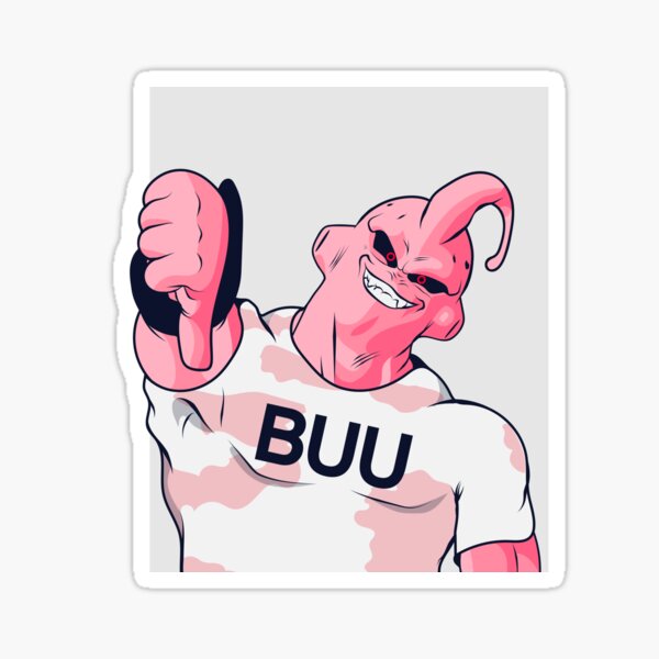 "Buu" Sticker by jonesfactory | Redbubble